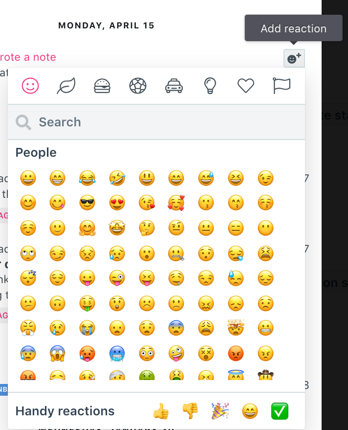 Emoji reactions got us like 😍 | Teamtailor